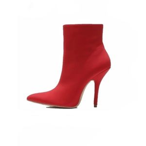 Style Link Miami | Shoes | Red Pointy Toe Ankle Booties | Poshmark